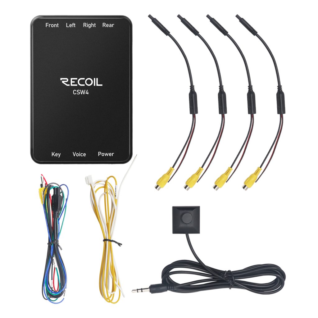 CSW4 Recoil 4-Channel Car Video Camera Switch Controller – Recoil Audio