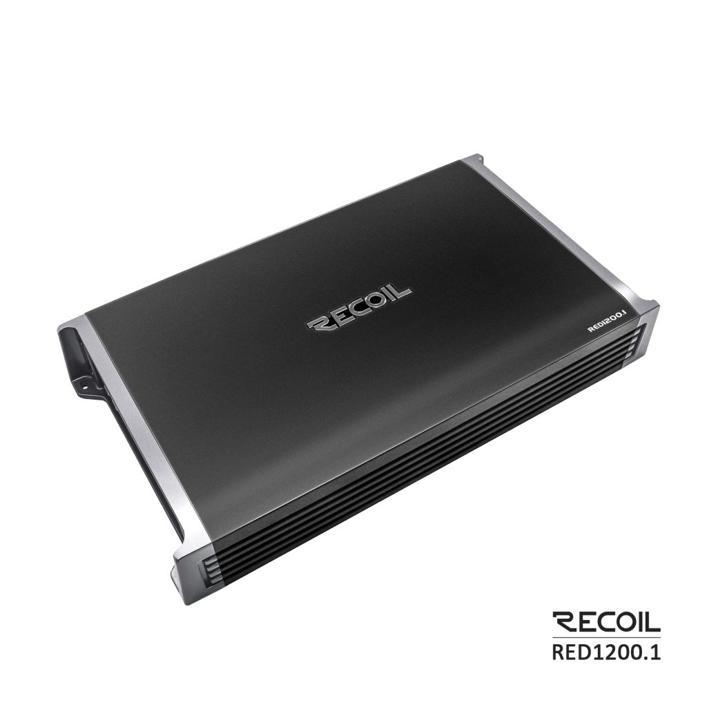 RED1200.1 2500 Watts Class-D Car Audio Mono-block Subwoofer Amplifier ...