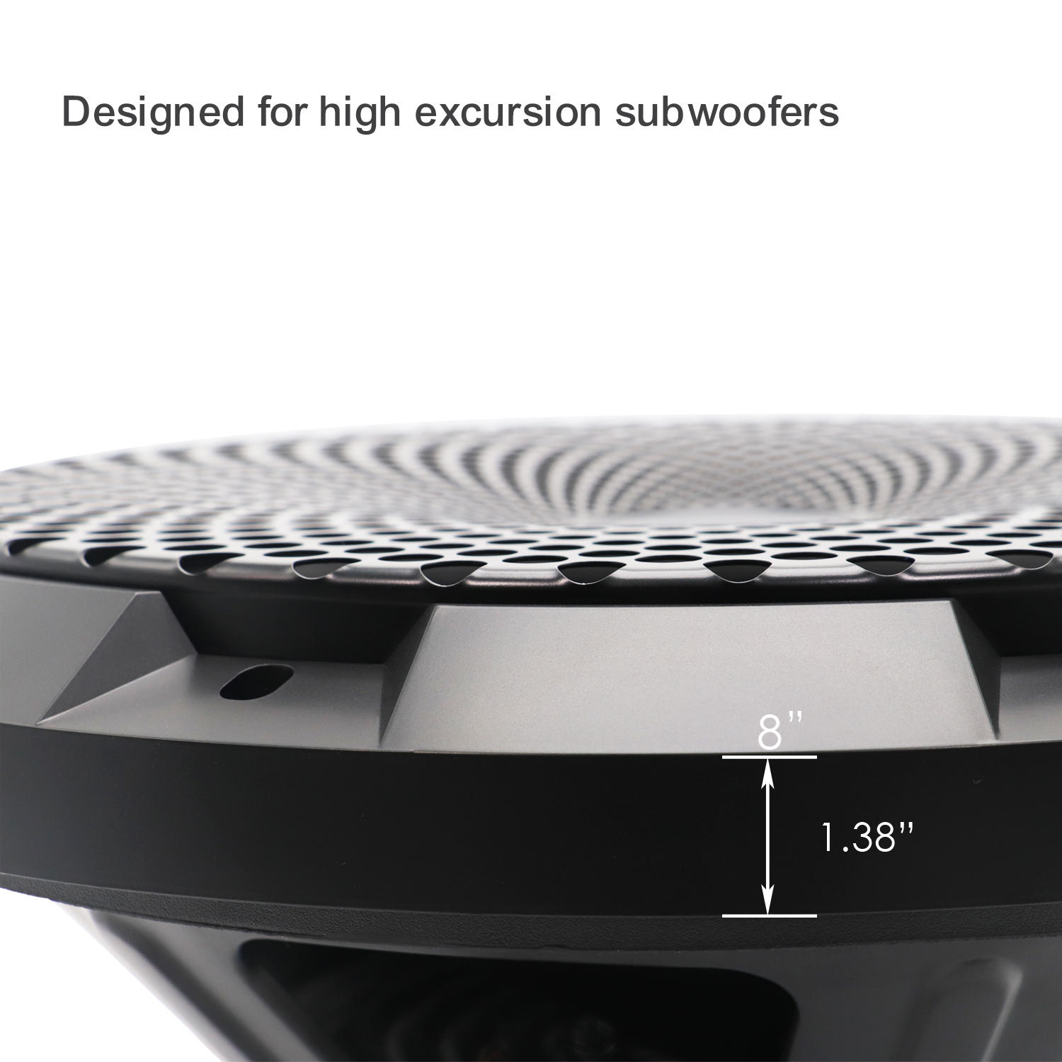 SG-8 8″ High Excursion Woofer Grille – Recoil Audio
