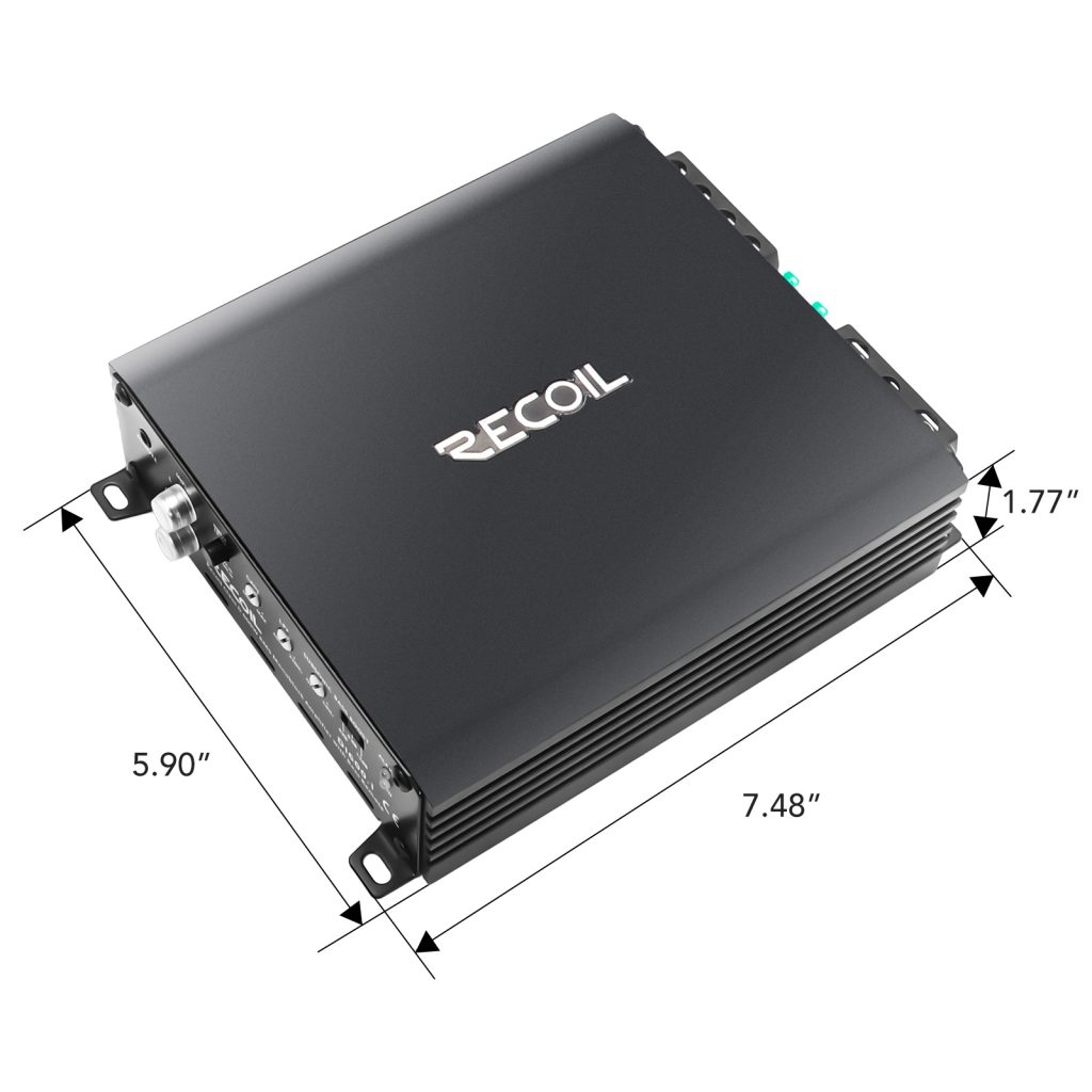 DI600.1 Class-D Car Audio Mono-block Subwoofer Amplifier, 1200 Watts ...
