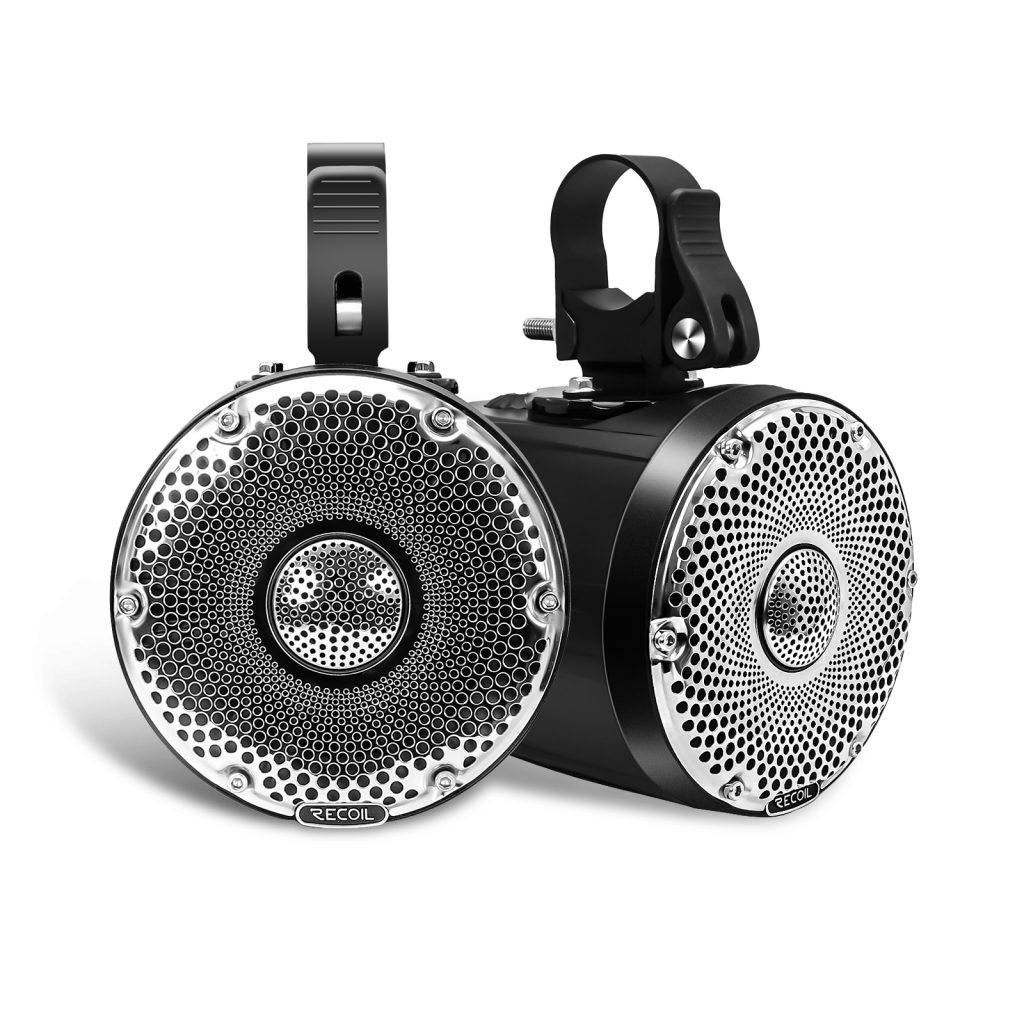 R4 Marine and Powersports 200 Watts Speaker System, Super Loud 4 ...
