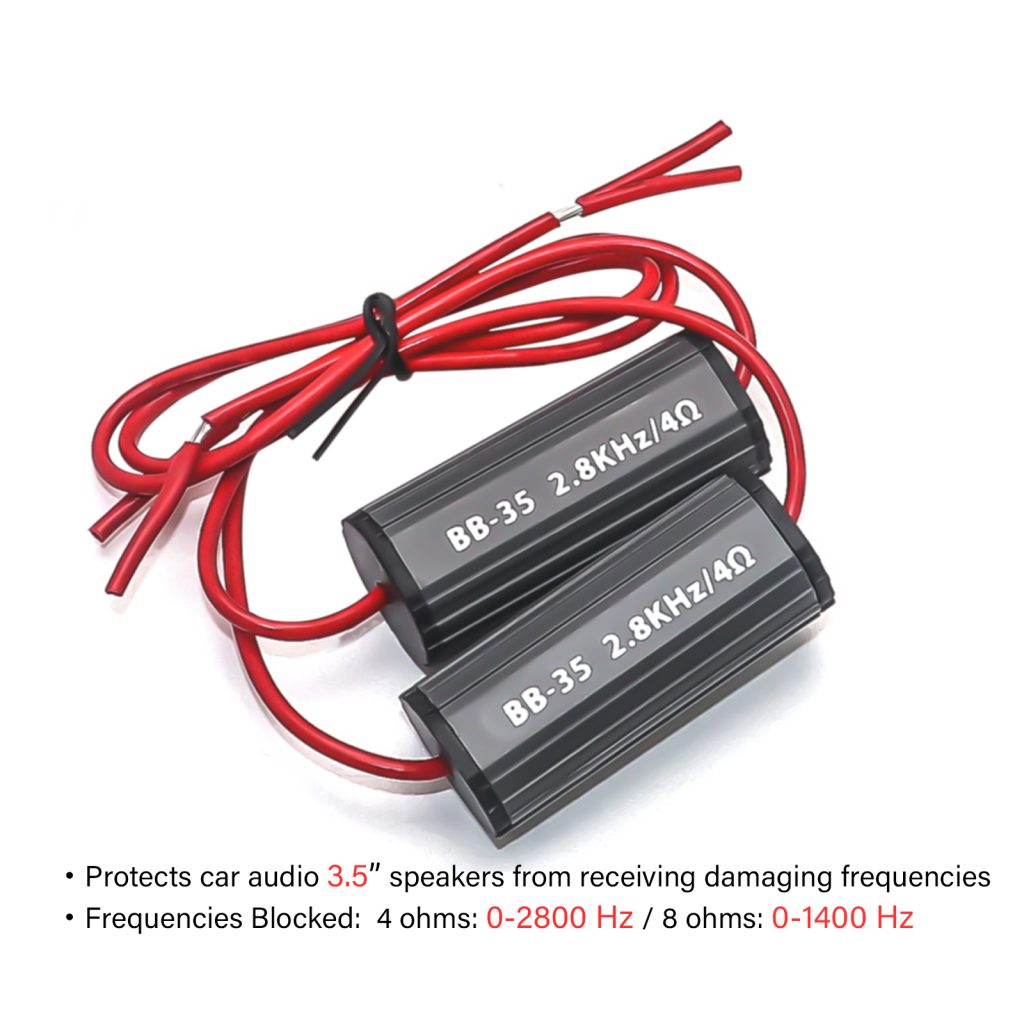 BB-35 Bass Blocks Designed to Protect Car Audio 3.5 Inch Speakers ...