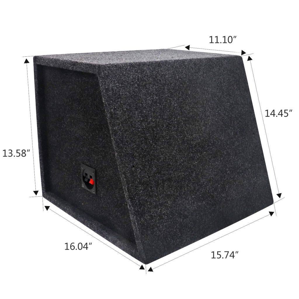 FSP112 Single 12” Ported Vented Flat Pack Bass Subwoofer Enclosure ...