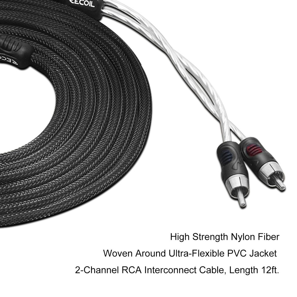 PCI212 Premium 100% Oxygen Free Copper 12ft 2-Channel RCA Audio ...