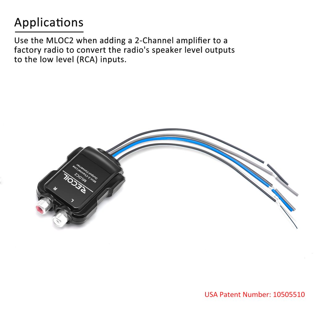MLOC2 2-Channel Smart Micro Line Output Converter with 10V Output and ...