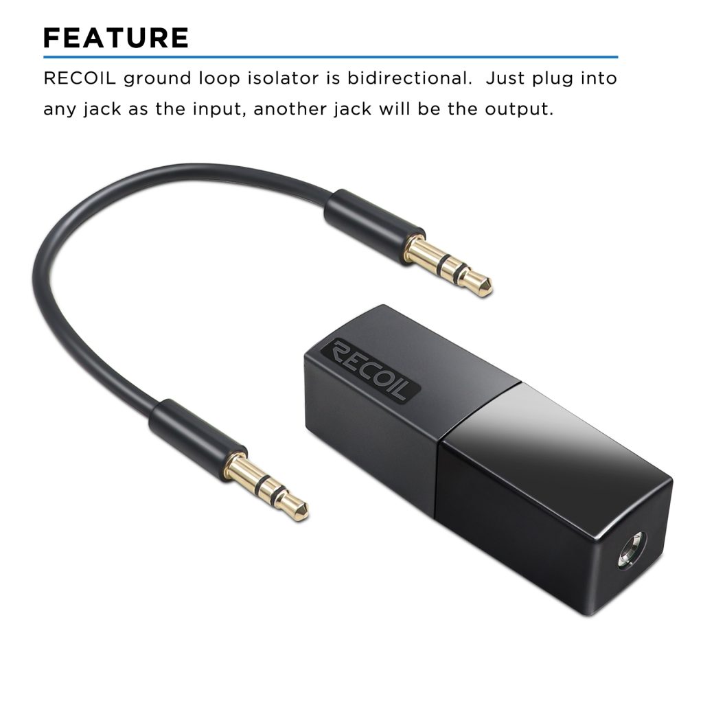 NF35 Ground Loop Noise Isolator for Car Audio, Home, PC Stereo System ...