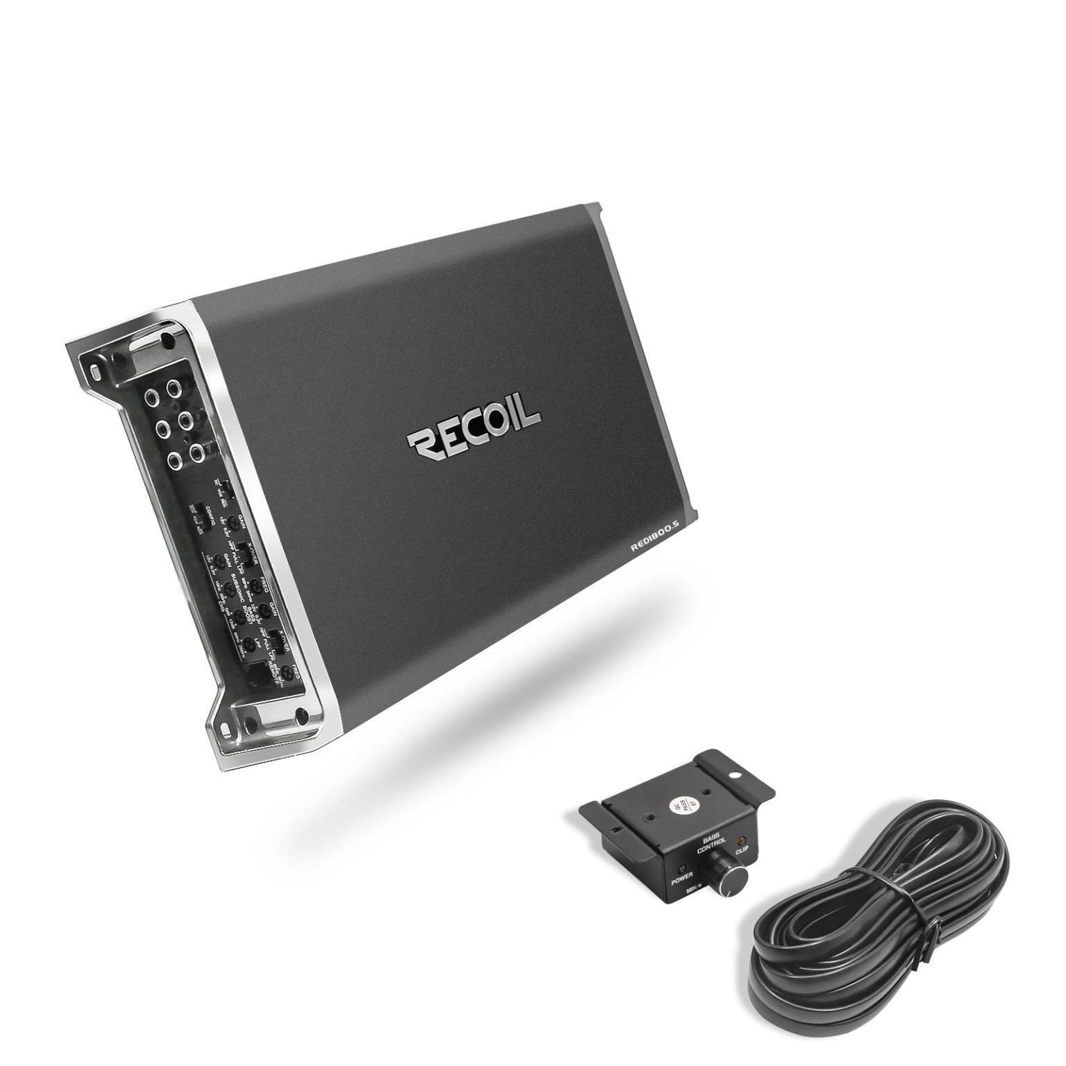RED1800.5 1,800 Watts Class-D Car Audio 5-Channel Amplifier, Mono 1 Ohm ...