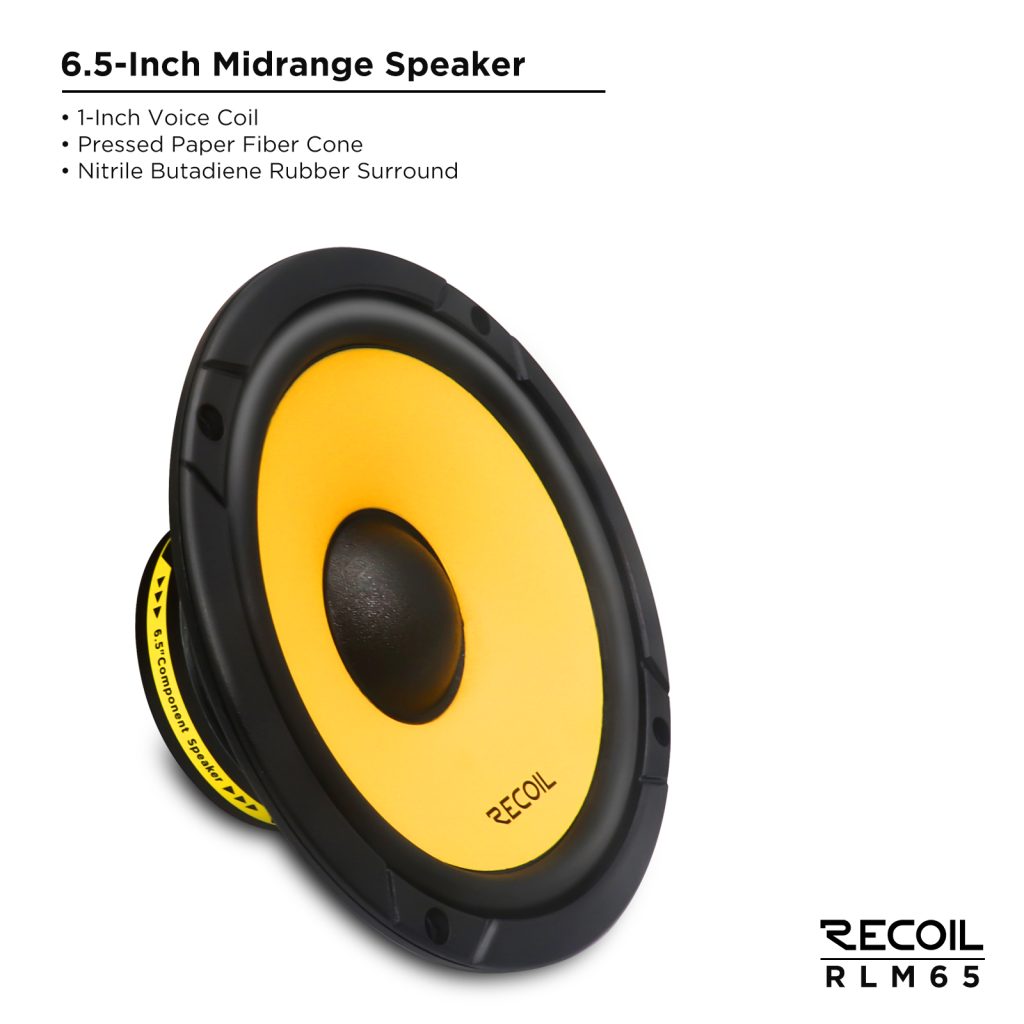 RLM65 Level-3 Series 6.5-Inch Car Audio Component Speaker System ...