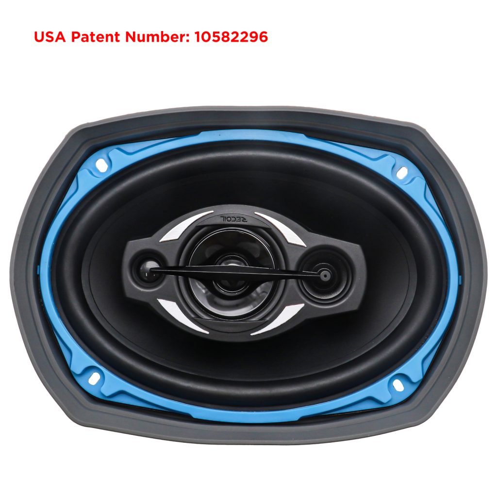 SPB69-DM Foldable Silicone 6X9” Car Speaker Baffle Kits with Egg Crate ...