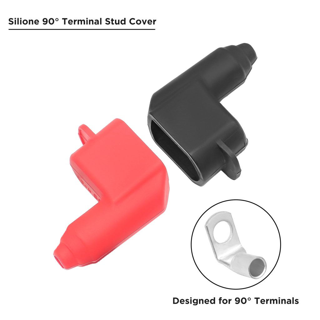 ATC12-10 10 Pack Silicone Right Angle Terminal Covers for Alternator ...