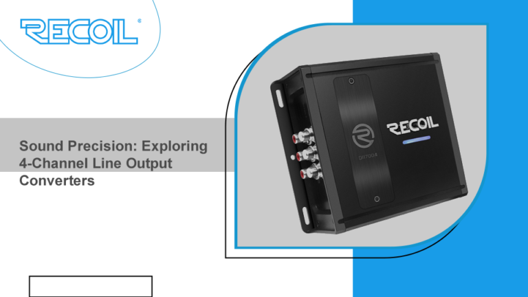 Sound Precision: Exploring 4-Channel Line Output Converters – Recoil Audio