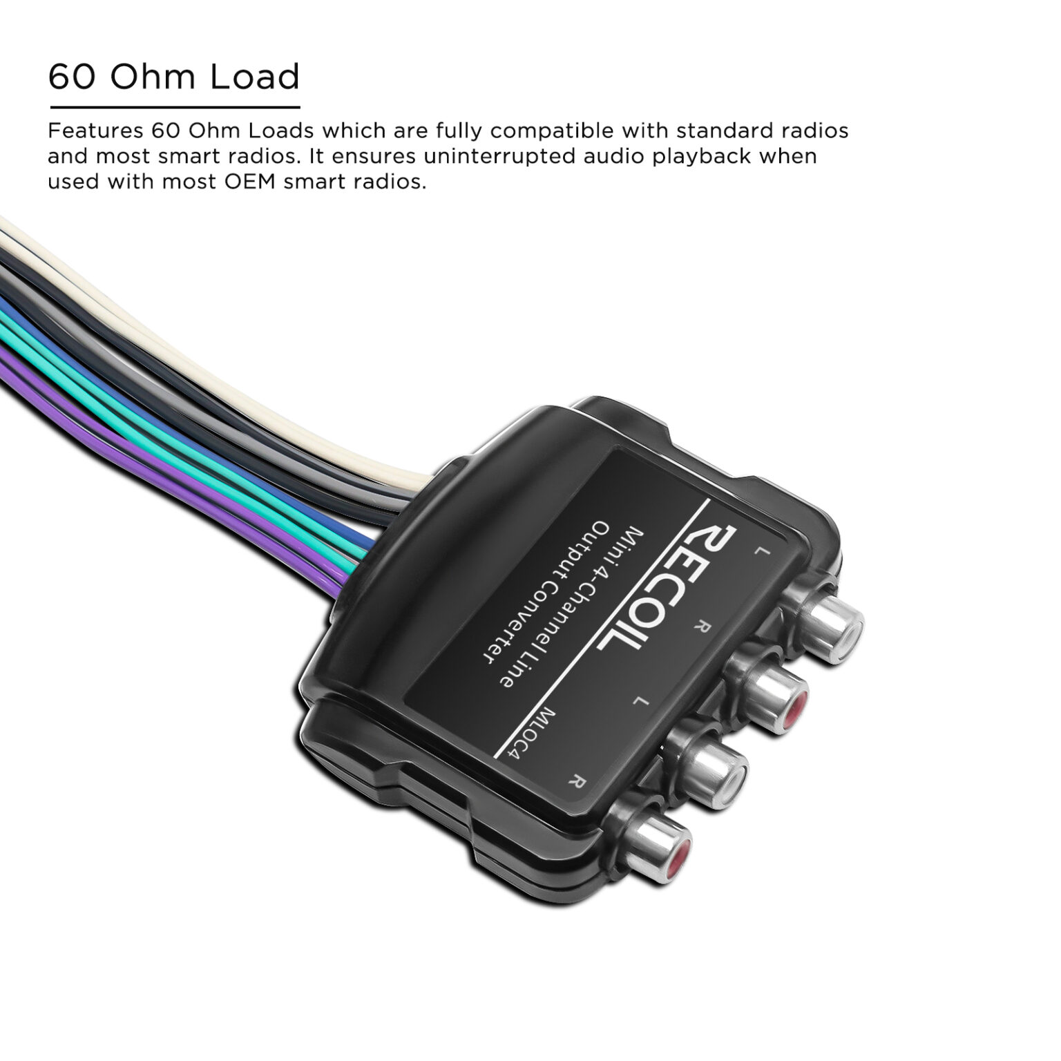 MLOC4 4-Channel Smart Micro Line Output Converter with 10V Output and ...