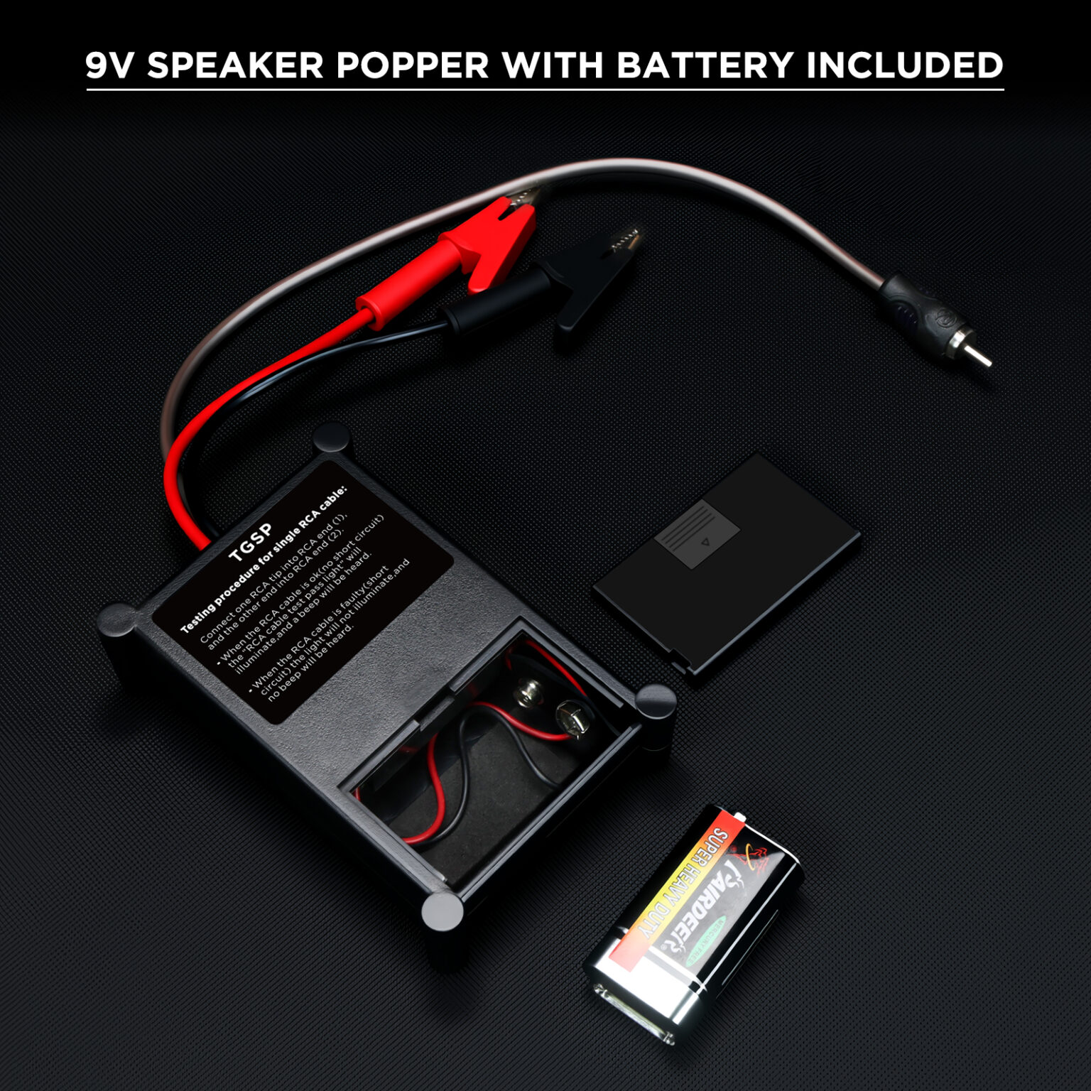 TGSP Speaker Tester & Polarity Checker – Tone Generator 0-8V, 13Hz ...