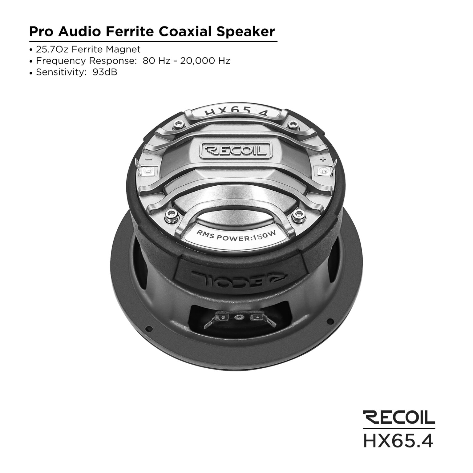 HX65.4 PRO AUDIO COAXIAL SPEAKER – Recoil Audio