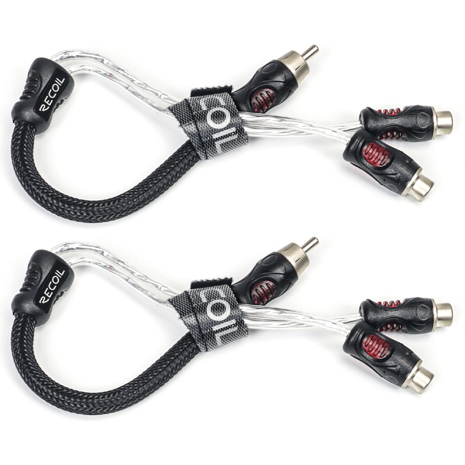 PCI1M Pair Premium RCA Audio Y-Adaptor Cables, 1 Male to 2 Feale ...